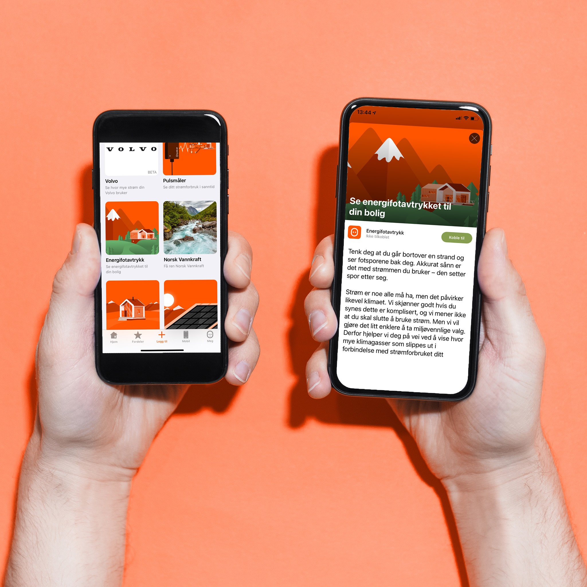 Fjordkraft customers can monitor their own energy emissions footprint